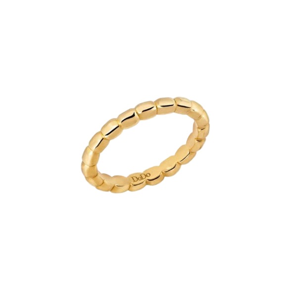 Dodo Granelli ring in 18K yellow gold